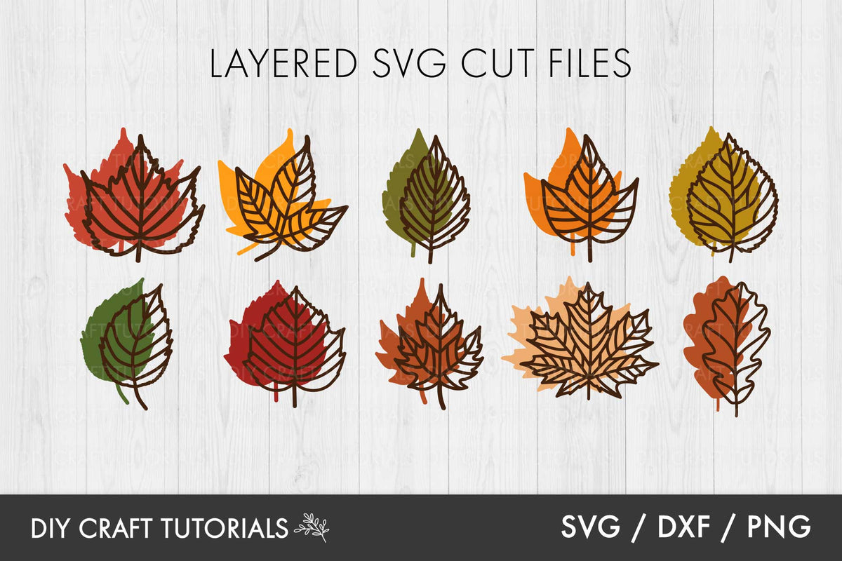 Autumn Leaves SVG – DIY Craft Tutorials