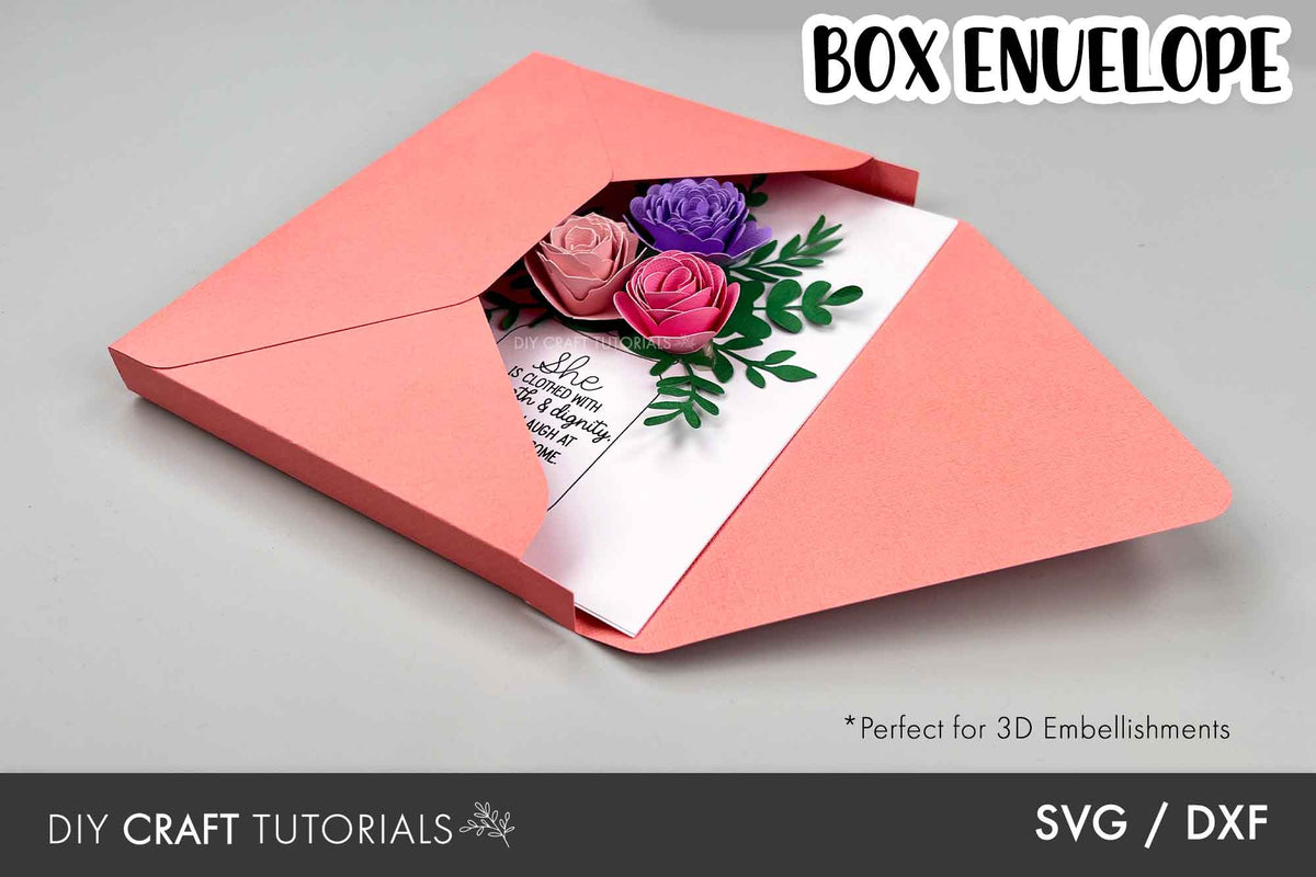 A2 Box Envelope SVG – DIY Craft Tutorials