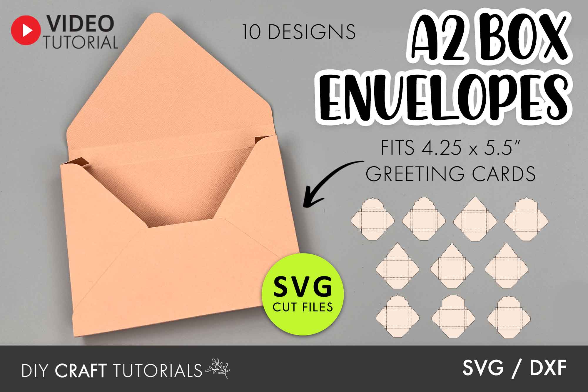 4x6 Envelope Printable Pattern A6 Envelope (4 3/4 X 6 1/2)