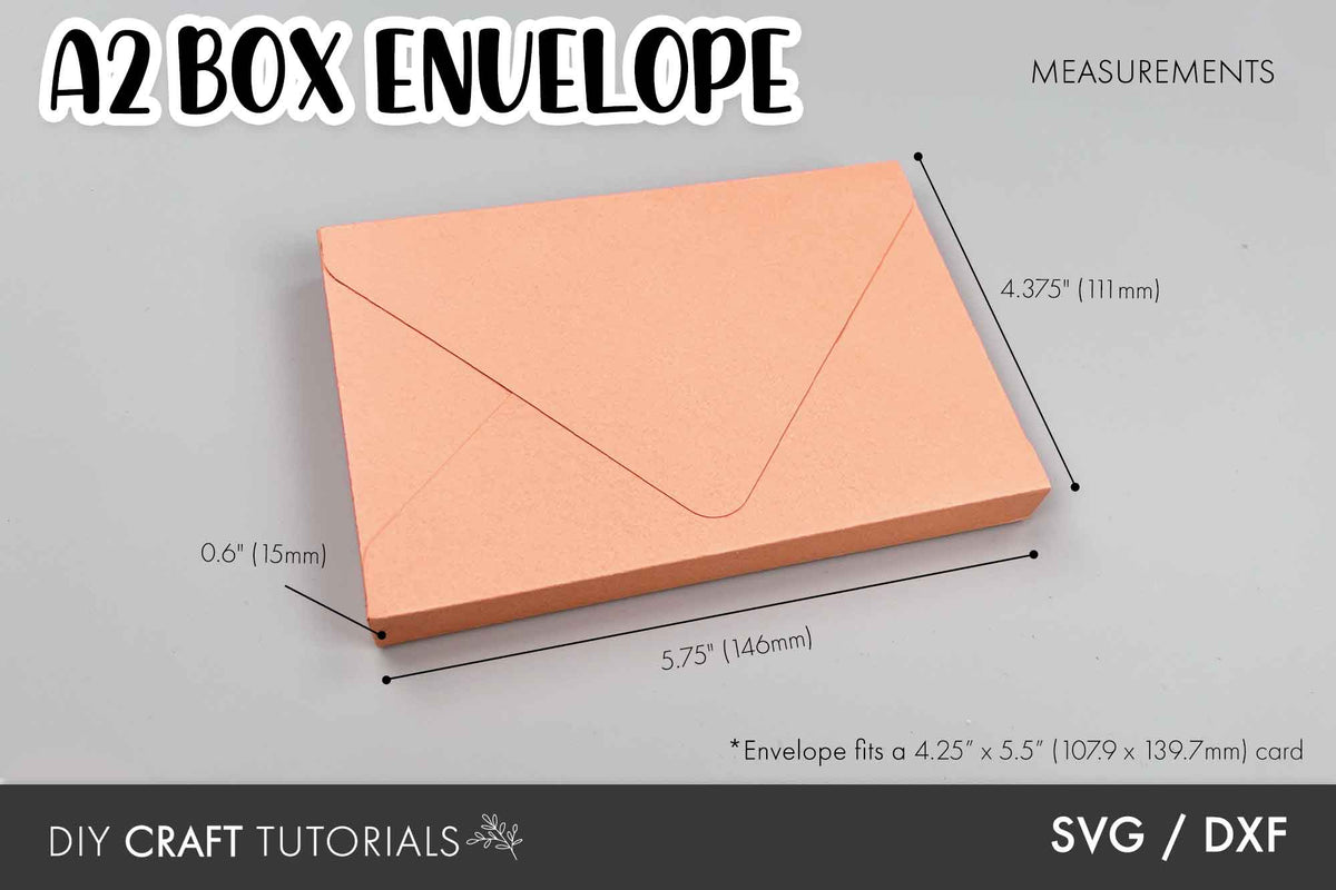A2 Box Envelope SVG – DIY Craft Tutorials