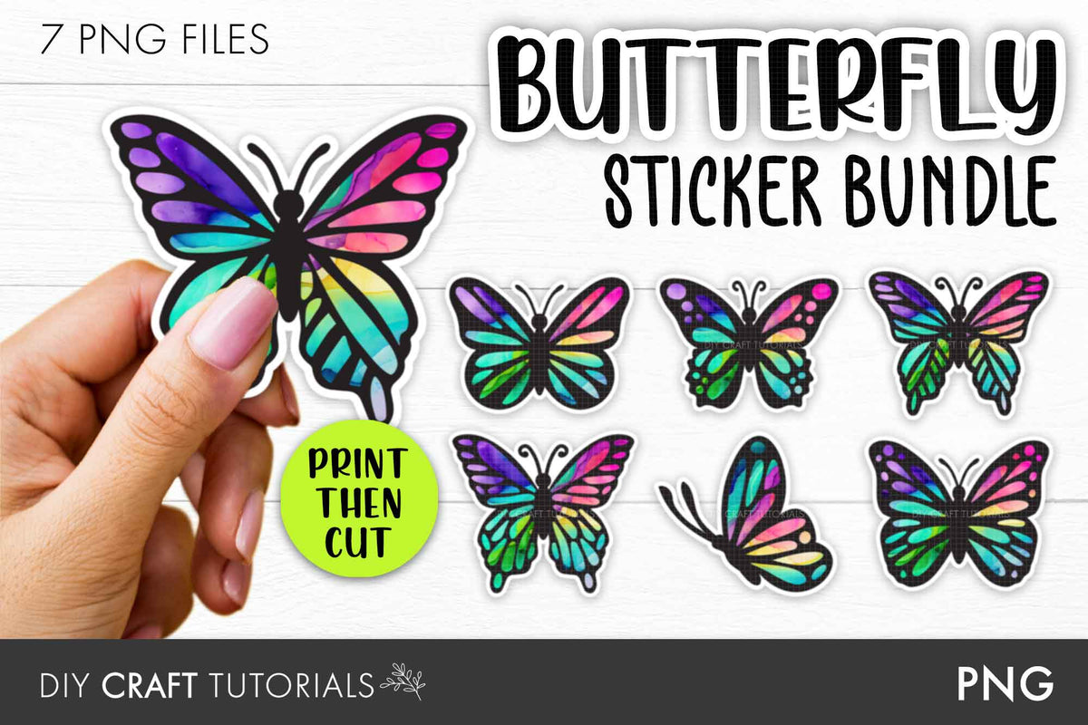 Butterfly Stickers – DIY Craft Tutorials