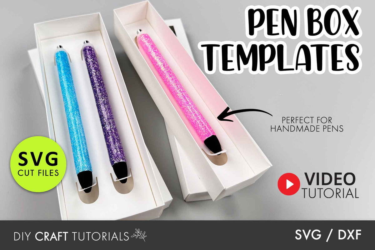 Epoxy Pen Box Template – DIY Craft Tutorials