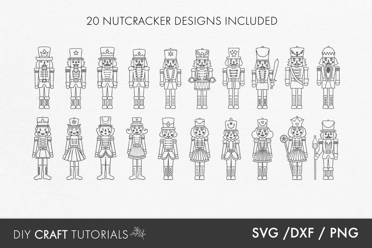 Christmas Nutcracker SVG – DIY Craft Tutorials