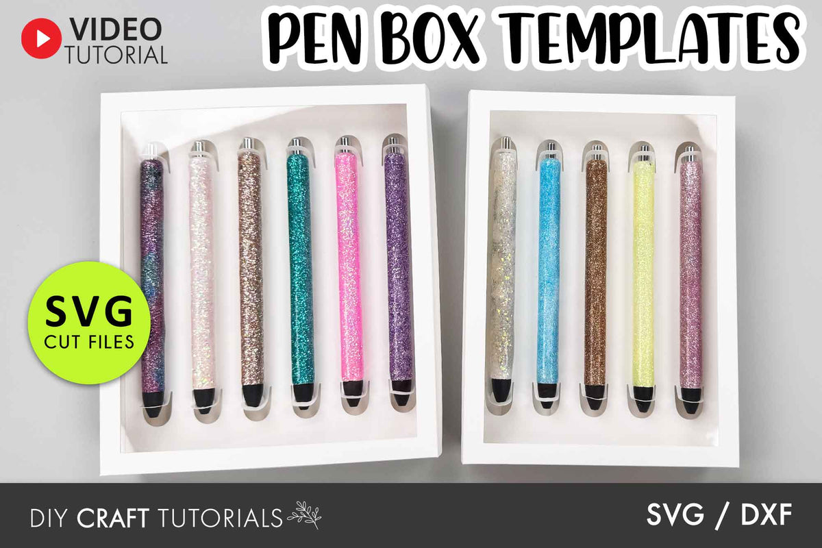Pen Box Template – DIY Craft Tutorials