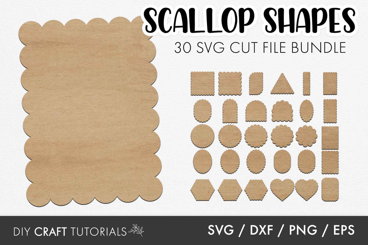 Scalloped Shape SVG – DIY Craft Tutorials