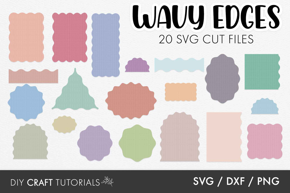 Wavy Edge SVG – DIY Craft Tutorials
