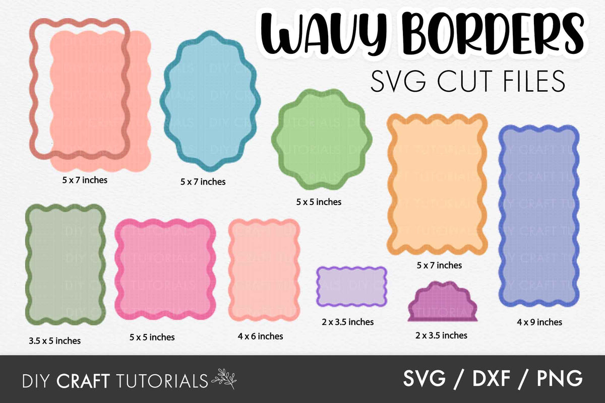 Wavy Shape SVG – DIY Craft Tutorials