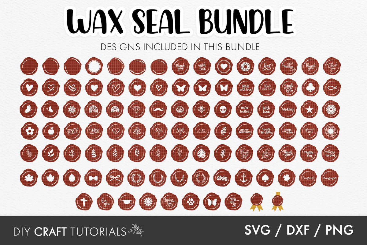 Wax Seal SVG Bundle – DIY Craft Tutorials
