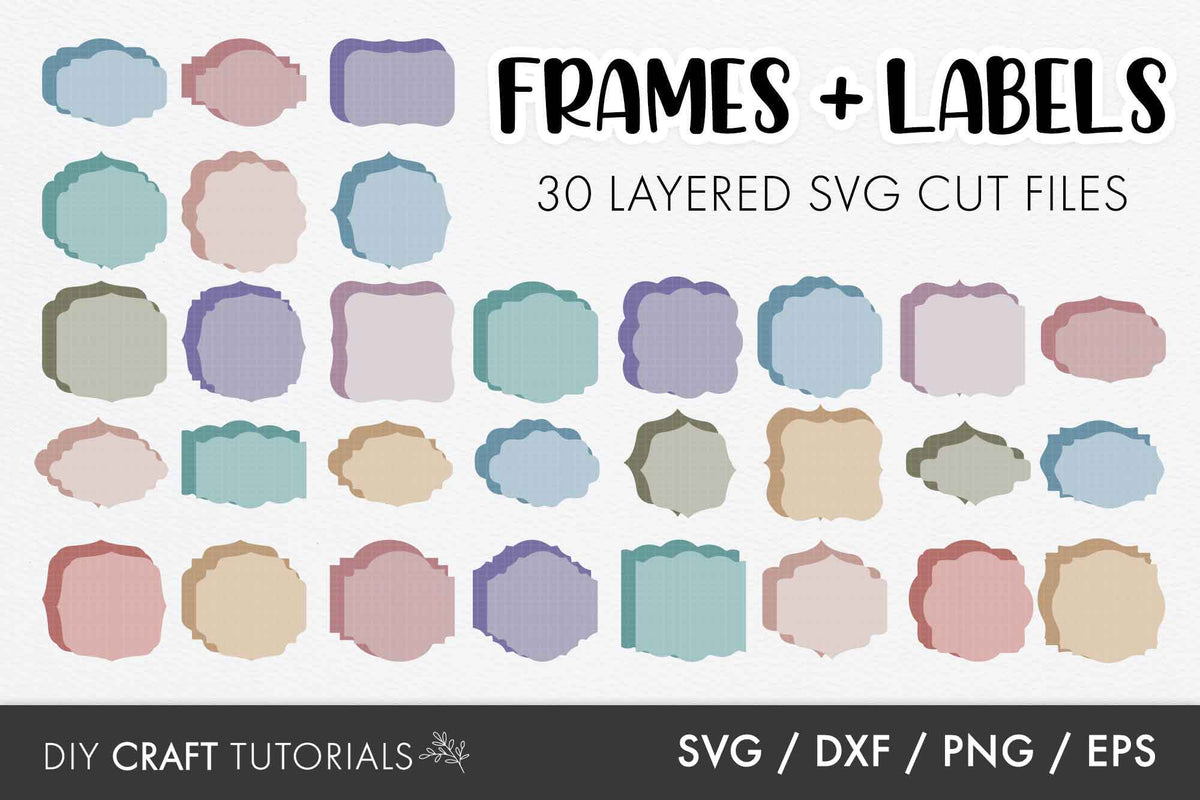 Frames SVG – DIY Craft Tutorials