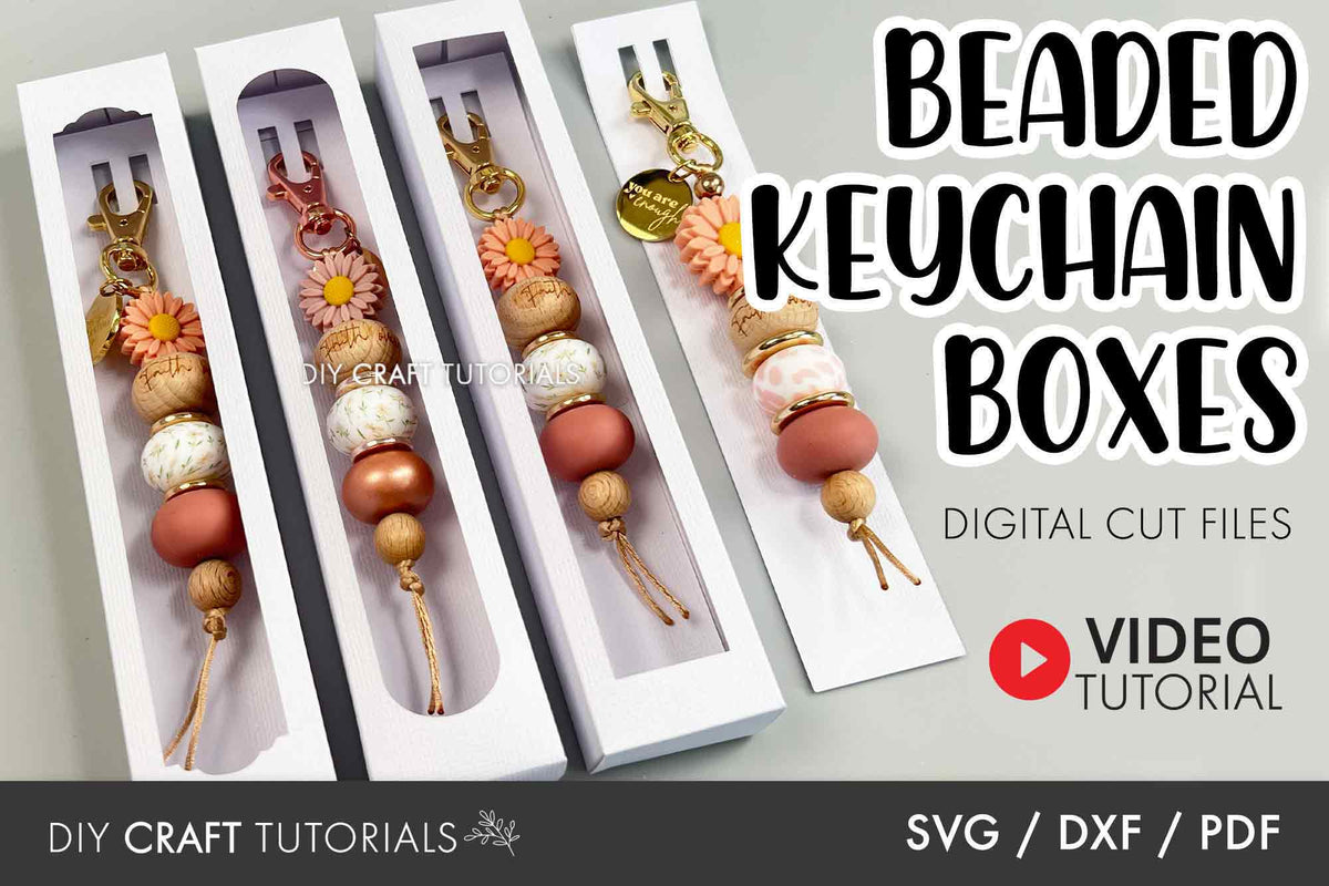 Beaded Keychain Box SVG – DIY Craft Tutorials