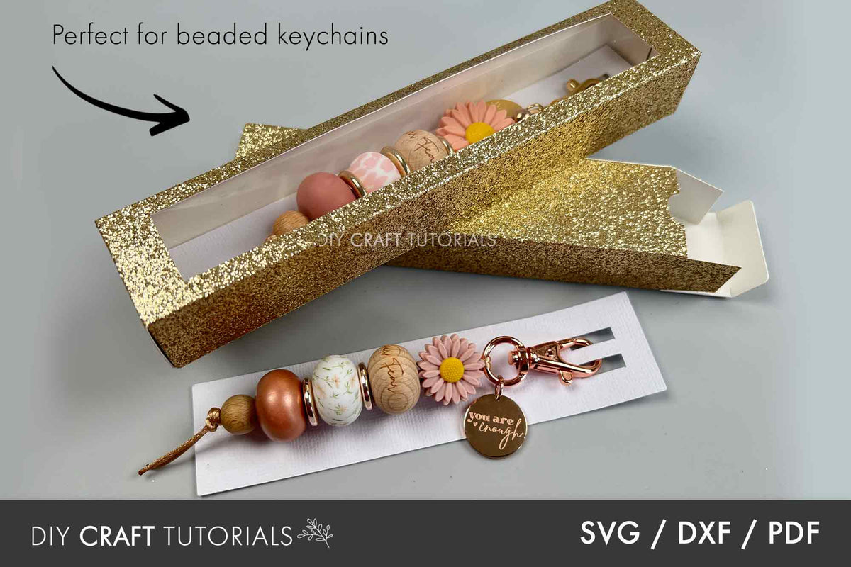 Beaded Keychain Box SVG – DIY Craft Tutorials