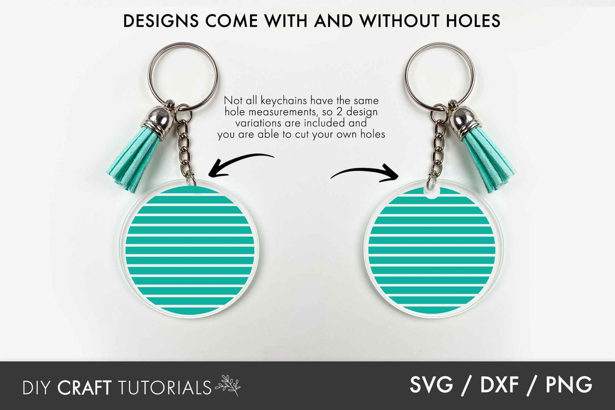 Keychain Split Monogram SVG – DIY Craft Tutorials