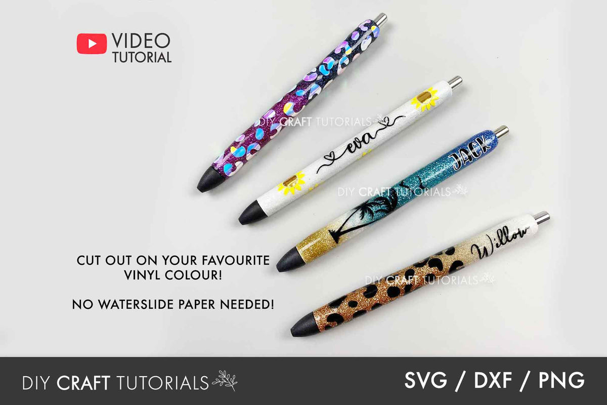 Pen Wrap SVG – DIY Craft Tutorials