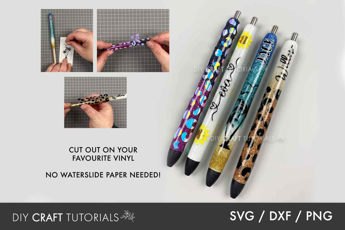 Pen Wrap SVG – DIY Craft Tutorials
