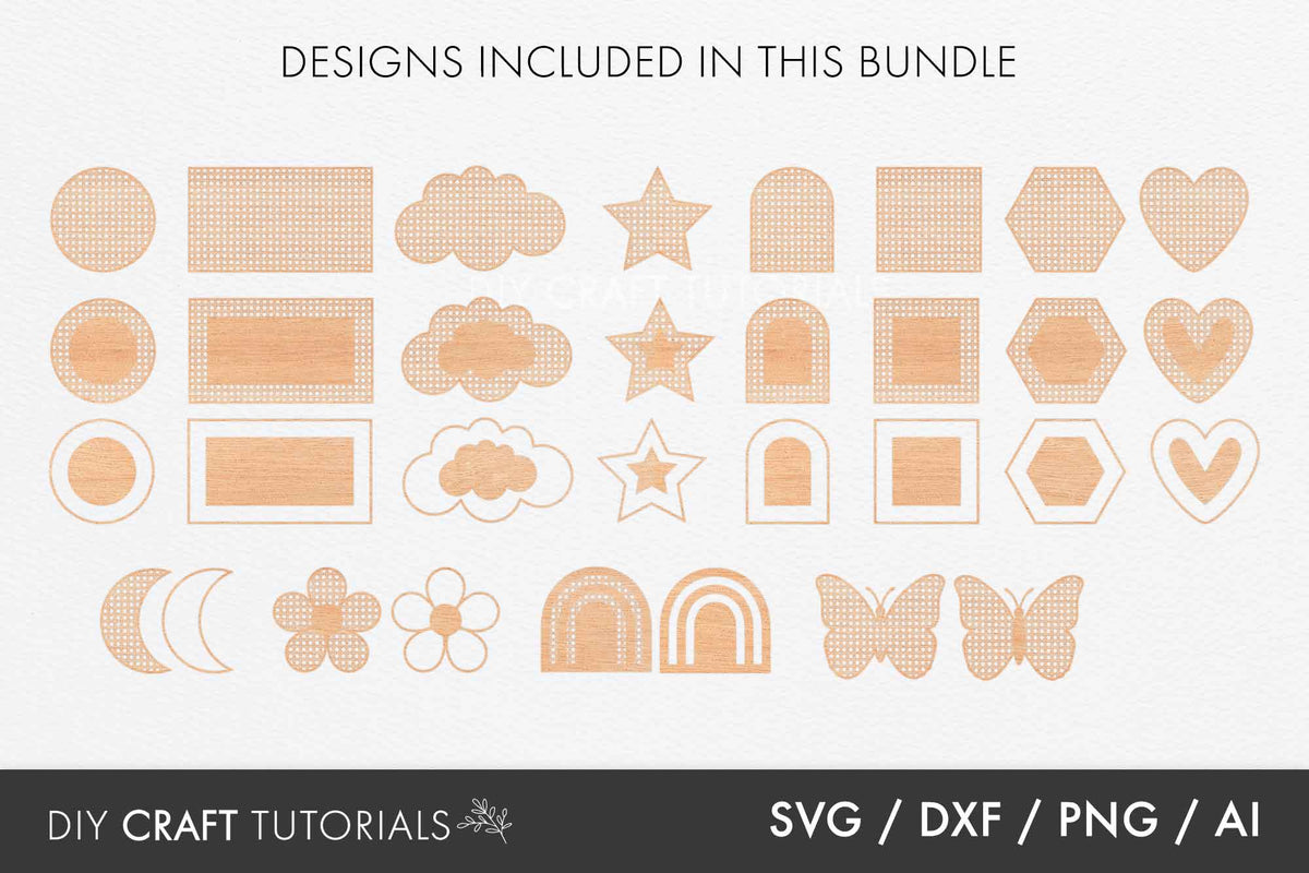 Rattan Sign SVG – DIY Craft Tutorials