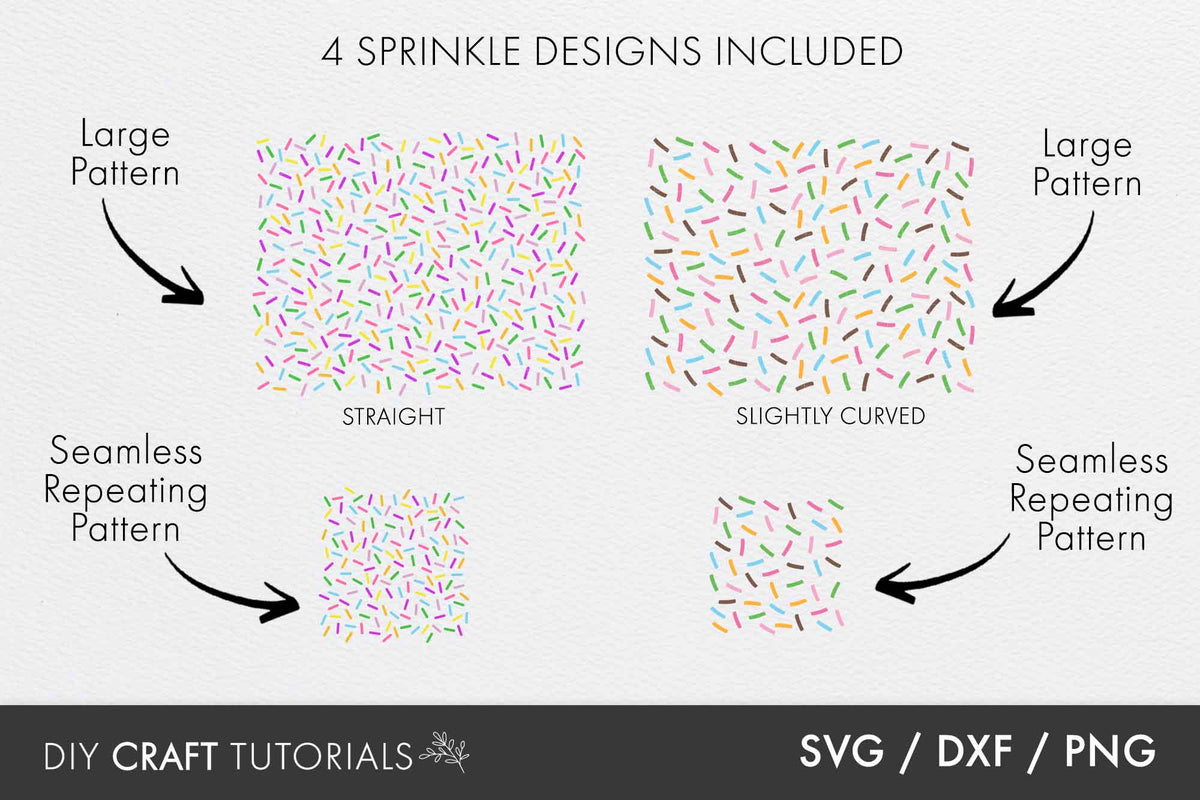 Sprinkles SVG – DIY Craft Tutorials
