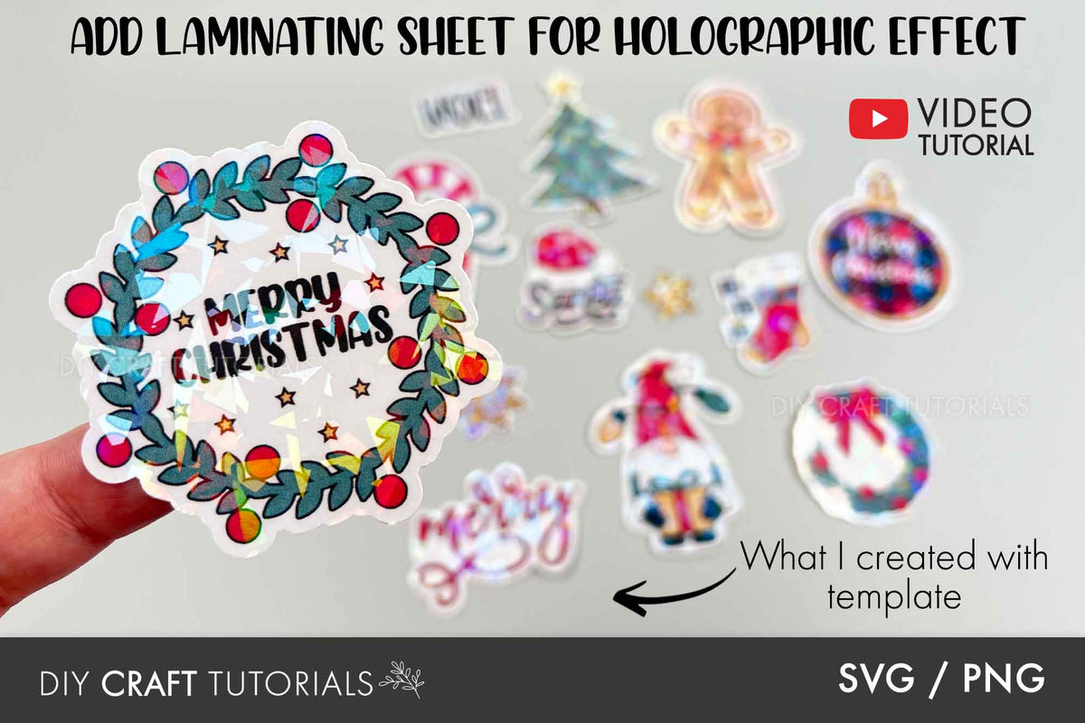Printable Christmas Stickers - Vol 1 – DIY Craft Tutorials