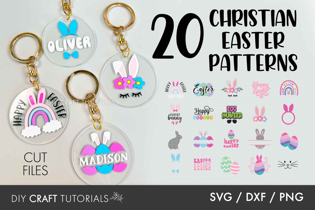Easter Keychain Patterns – DIY Craft Tutorials