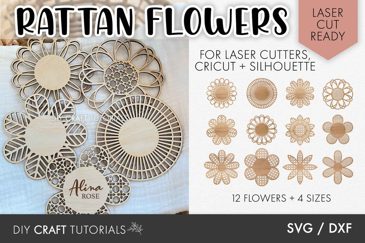 Laser Cut Baby Name Sign SVG Bundle – DIY Craft Tutorials