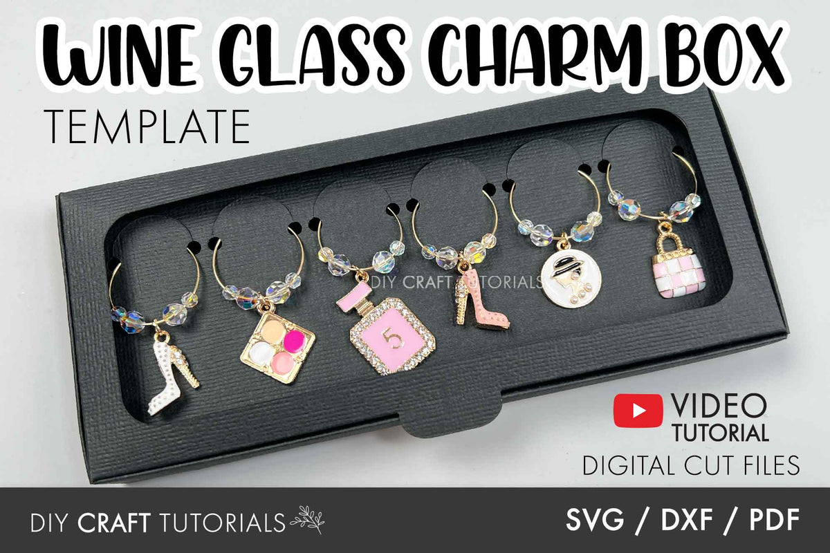 Wine Glass Charm Box Template – DIY Craft Tutorials